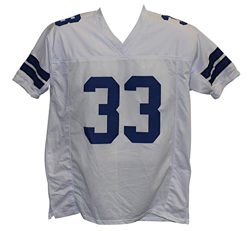 Tony Dorsett Autographed/Signed Pro Style White XL Jersey BAS