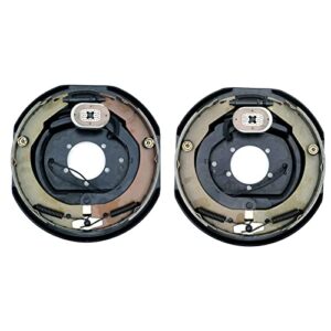 hicks 2pc electric trailer brake 12" x 2" assembly (1 right + 1 left) 6000 7000 axle