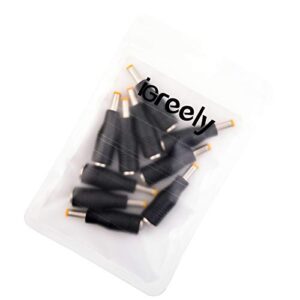 iGreely DC 8mm Female to DC 5.5mm x 2.5mm Male Connectors Adapter for Portable Backup Power Station Rechargeable Battery Pack Solar Generators 10Pack