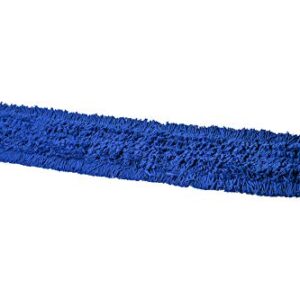 Tidy Tools Commercial Dust Mop Replacement Head – 48 x 5 in. Cotton Nylon Reusable Mop Head – Industrial Dust Mop Refill for Floor Cleaning & Janitorial Supplies, Blue