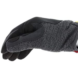 Mechanix Wear: ColdWork Original Winter Work Gloves with Secure Fit, Equipped with 40g 3M Thinsulate, Wind + Water Resistant, Touch Capable Winter Gloves, For Mild Cold Weather (Black/Gray, Large)