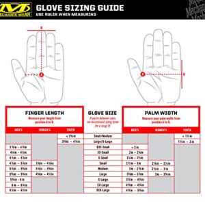 Mechanix Wear: ColdWork Original Winter Work Gloves with Secure Fit, Equipped with 40g 3M Thinsulate, Wind + Water Resistant, Touch Capable Winter Gloves, For Mild Cold Weather (Black/Gray, Large)