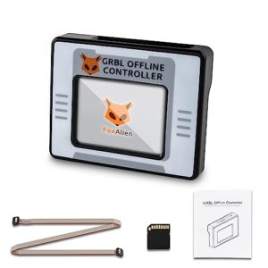 foxalien cnc offline controller, offline control module with touchscreen lcd grbl control for foxalien masuter 4040, masuter pro, wm-3020, 3018-se cnc router engraving machine