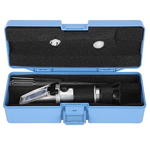 Brix Meter Refractometer - Brix Refractometer Handheld Hand-Held 0-80% Brix Liquid Measuring Equipment RHB-80ATC