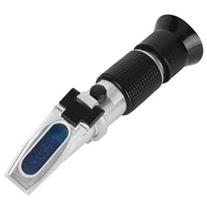 Brix Meter Refractometer - Brix Refractometer Handheld Hand-Held 0-80% Brix Liquid Measuring Equipment RHB-80ATC