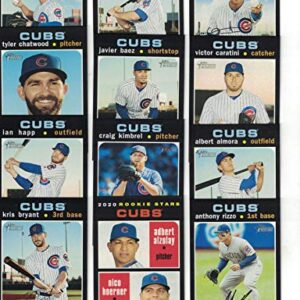 Chicago Cubs/Complete 2020 Topps Baseball Team Set! (24 Cards) From Series 1 and 2! Nico Hoerner! ***PLUS*** 2020 Topps Heritage Cubs Team Set (12) Cards!