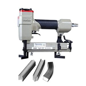 meite v1015b nailer with 10mm length v-nails for picture frame