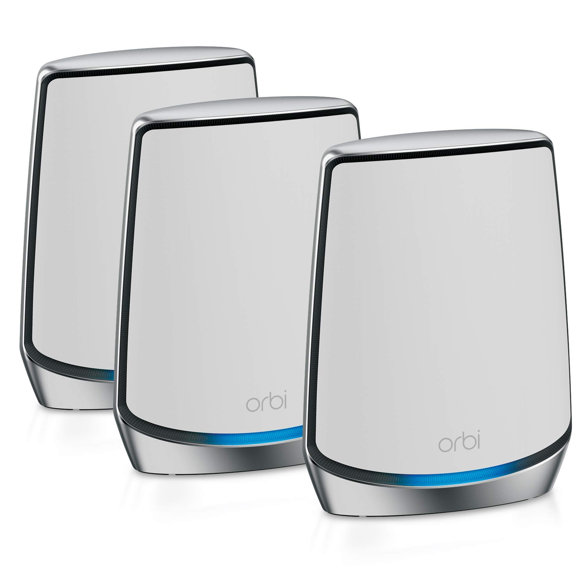 Netgear - Orbi AX6000 Tri-Band Mesh WiFi System (3-Pack) RBK853-100NAR (Renewed)