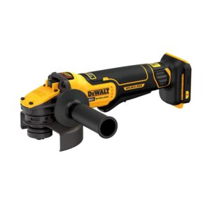 dewalt flexvolt advantage 20v max* angle grinder, paddle switch, 4-1/2-inch to 5-inch, tool only (dcg416b)