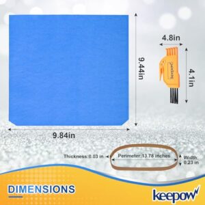 KEEPOW Reusable Shop Vac Filters Compatible with Stanley 1-6 Gallon Wet/Dry Vacuums, Part# 25-1217 (6 Pack)