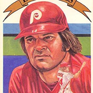 1982 Donruss Baseball #1 Pete Rose Philadelphia Phillies DK Diamond Kings Offical MLB Major League Baseball Trading Card