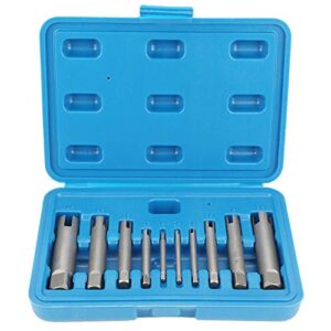 steel broken head taps stripped screw remover kit tap extractor set(#c 656g/23.1oz (ten-piece set)