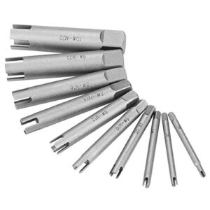 Steel Broken Head Taps Stripped Screw Remover Kit Tap Extractor Set(#C 656g/23.1oz (ten-piece set)