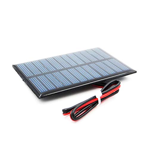 RANIT 60mm x 90mm 5V 150mA Poly Mini Solar Cell Panel Module with 30cm Cable DIY for Charger