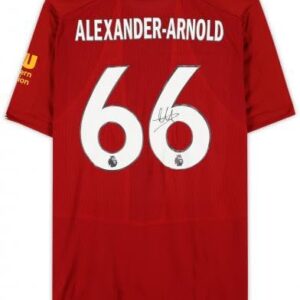 Trent Alexander-Arnold Liverpool FC Autographed 2019-2020 Home Jersey - Autographed Soccer Jerseys