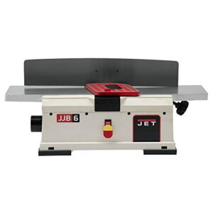 jet 6-inch benchtop jointer, helical head, 1ph 115v (jj-6hhbt)