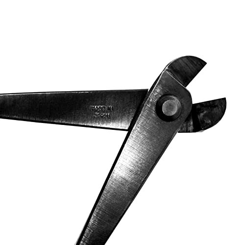 KAKURI Bonsai Wire Cutter 8" (205 mm) Heavy Duty Professional Bonsai Tool, Japanese Carbon Steel, Black, Made in JAPAN