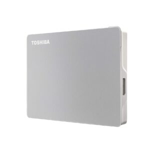 Toshiba Canvio Flex 1TB Portable External Hard Drive USB-C USB 3.0, Silver for PC, Mac, & Tablet - HDTX110XSCAA