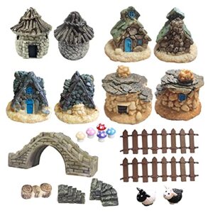 bezalel fairy garden accessories-fairy garden accessories outdoor miniature garden decorations fairy garden supplies for garden patio micro landscape yard bonsai decoration-miniature fairy garden kit