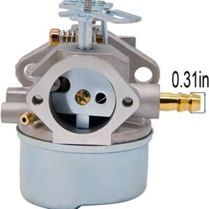 640052 Carburetor for Tecumseh 640054 640349 640058 640058A HMSK80 Carburetor, HMSK90 8hp 9hp 10hp LH318SA LH358SA Snow Blower Generator Chipper Shredder Oregon 50-659 STENS 520-926 640052 Carburetor