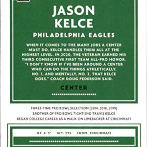 2020 Donruss #210 Jason Kelce Philadelphia Eagles Football Card