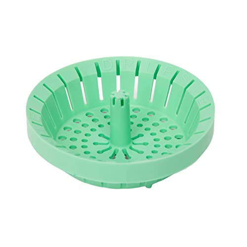 Dripsie Sink Strainer - Clog-Resistant and Flexible - Universal Kitchen Sink Drain Strainer - Made in The USA (1-Pack Green)