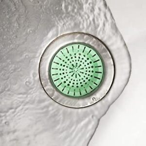 Dripsie Sink Strainer - Clog-Resistant and Flexible - Universal Kitchen Sink Drain Strainer - Made in The USA (1-Pack Green)