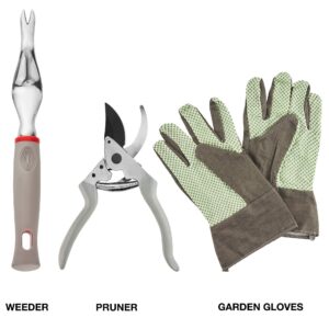 NEIKO 61090A 8 Pc Garden Tool Set, Heavy Duty Gardening Tool Set for Home Garden Planting, Includes Gardening Tool Set Bag for Gardening, Hand Gardening Tools for Women and Men, Gardening Tool Kit