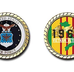 US Air Force Vietnam Veteran 1969 Challenge Coin - Officially Licensed