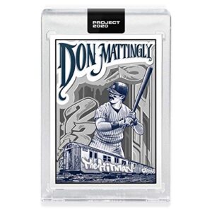 2020 topps project 2020#95 don mattingly by mister cartoon