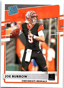 2020 donruss football #301 joe burrow rc rookie cincinnati bengals official nfl trading card by panini america