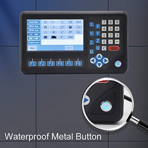 3 Axis Digital Readout DRO LCD Display RPM Muti-Function for Linear Scale Magnetic Scale Rotary Encoder Lathe Milling Drill Bording Machine (3 Axis with RPM)