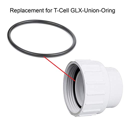 (8-Pack) Salt Cell O-Ring Compatible with Hayward GLX-Cell-Union Buna-N for Turbo Cell Salt Chlorination Cell Union - Aftermarket T-Cell Union O-Rings