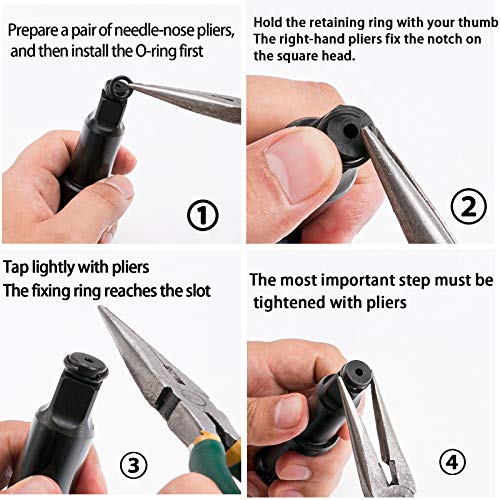 3/8''Impact Wrench Socket Retainer Retaining Ring Used On The Drive Head Of 3/8" Electric Wrench And Pneumatic Wrench To Fix,Some machines are not suitable for