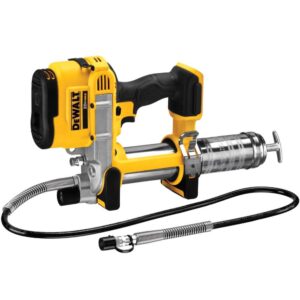 DEWALT 20V MAX* Impact Wrench, Automotive Kit, 1/2-Inch Mid-Range Wrench and Grease Gun, 2-Tool (DCK206P1)