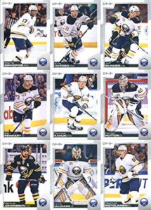 2020-21 o-pee-chee buffalo sabres team set of 17 cards: wayne simmonds(#25), kyle okposo(#49), jeff skinner(#53), sam reinhart(#74), dominik kahun(#93), carter hutton(#99), marcus johansson(#132), jake mccabe(#216), victor olofsson(#235), brandon montour(