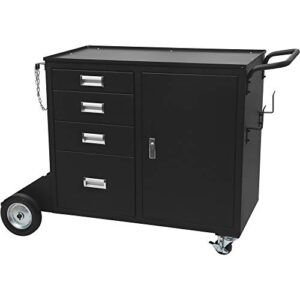 klutch heavy-duty welding workstation - 4-drawers, 50 3/4in.l x 24 3/8in.w x 34 5/8in.h