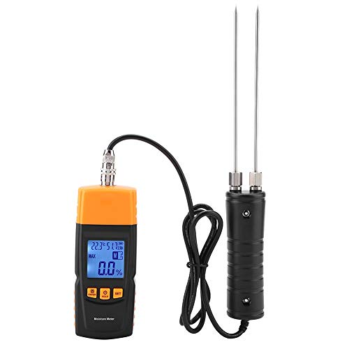 Multfunctional Dampness Meter GM620 Water Detector Adjustable Wood Moisture Tester for Wood Bamboo Cotton Paper