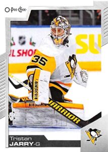 2020-21 o-pee-chee #444 tristan jarry pittsburgh penguins hockey card