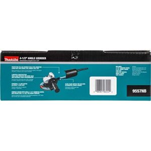 Makita 9557NB-R 7.5 Amp 4-1/2 in. Slide Switch AC/DC Angle Grinder (Renewed)