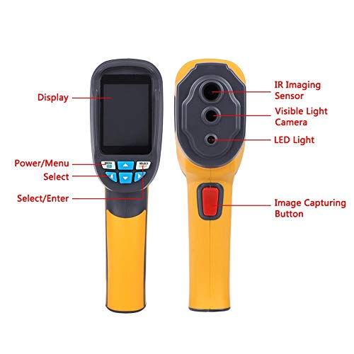 Infrared Imager Thermal Imaging Camera 2.4 Inch Color Display Visible Light Handheld Thermographic IR for Industry for Manufacturing