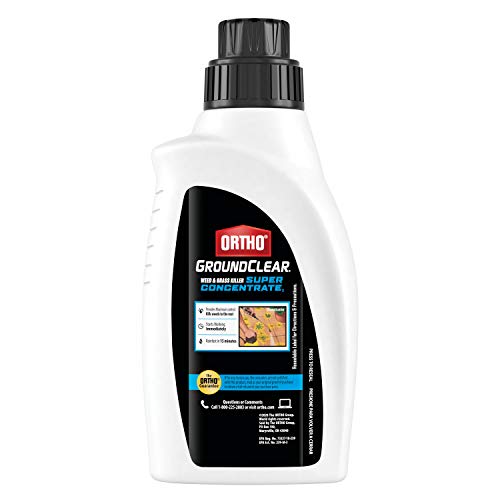 Ortho GroundClear Weed & Grass Killer Super Concentrate1 Fast-Acting Formula Kills the Toughest Weeds and Grasses, 32 fl. oz.