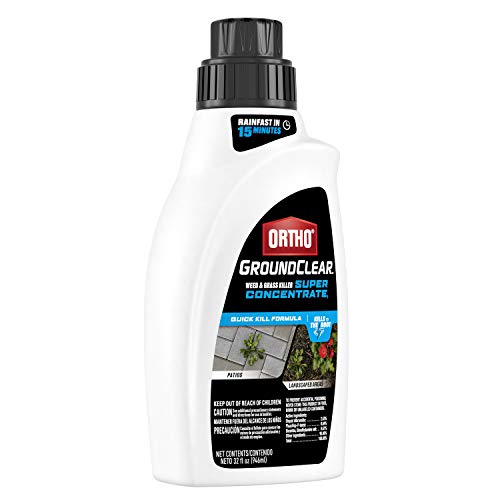 Ortho GroundClear Weed & Grass Killer Super Concentrate1 Fast-Acting Formula Kills the Toughest Weeds and Grasses, 32 fl. oz.