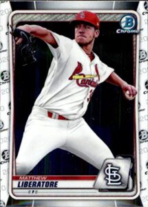 2020 bowman chrome prospects #bcp-209 matthew liberatore st. louis cardinals baseball card