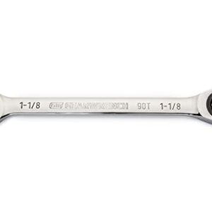 GEARWRENCH 1-1/8" 4 Degree Swing Arch 12 Point Ratcheting Combination Wrench - 86955