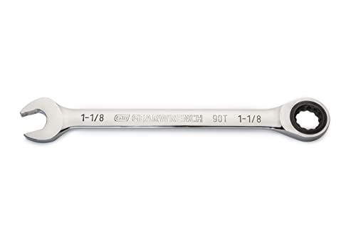 GEARWRENCH 1-1/8" 4 Degree Swing Arch 12 Point Ratcheting Combination Wrench - 86955