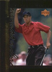 2001 upper deck tiger's tales #tt11 tiger woods pga golf trading card