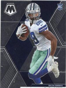 2020 mosaic football #207 ceedee lamb rc rookie dallas cowboys sp short print official panini nfl trading card