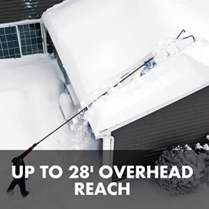 Snow Joe RJ208M PRO 28-Foot Max Reach Snow Removal Roof Rake