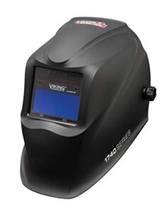 lincoln electric viking 1740 matte black welding helmet k3282-3